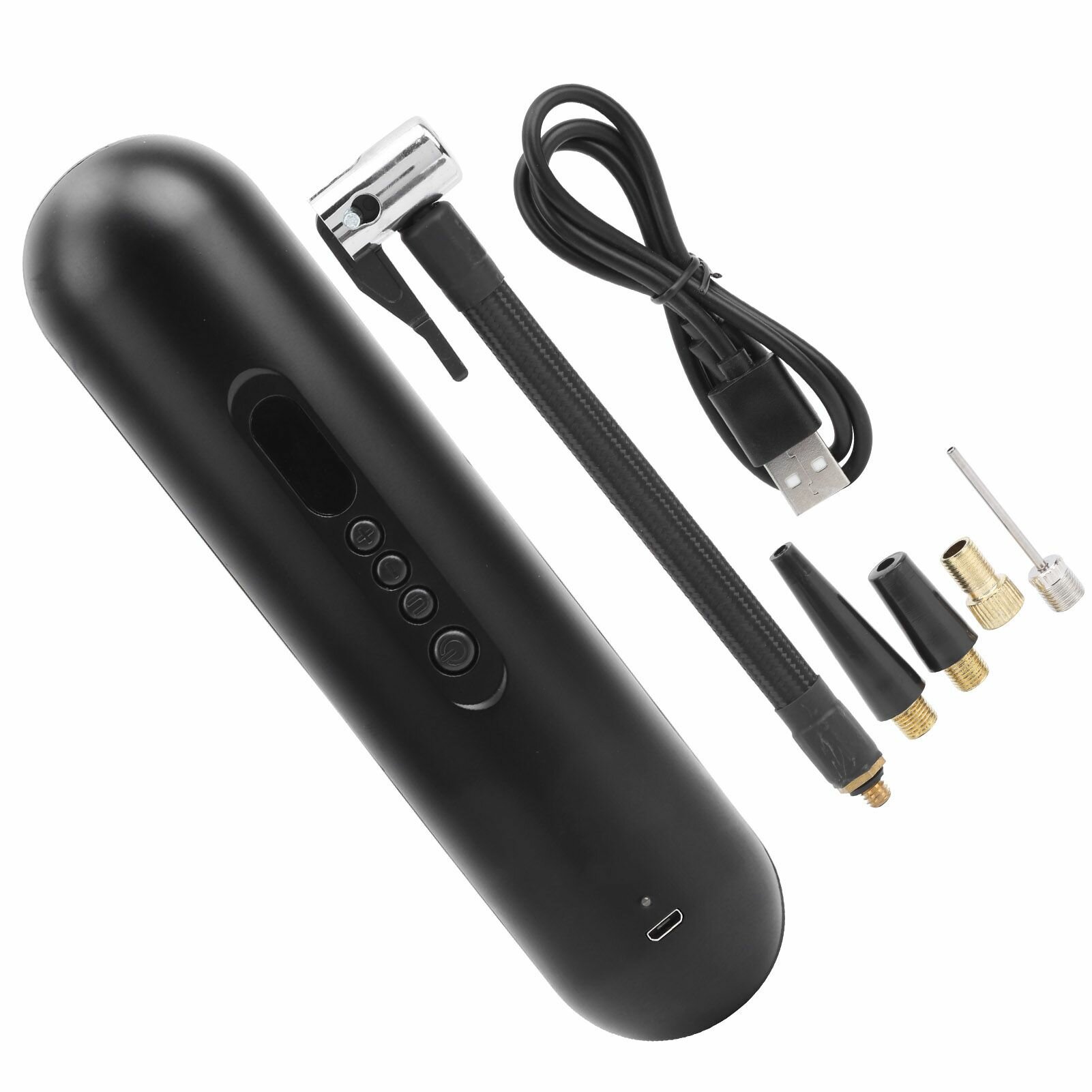 Насос без проводов ZTTO Air Pump, портативный с умным цифровым дисплеем для накачивания шин велосипеда