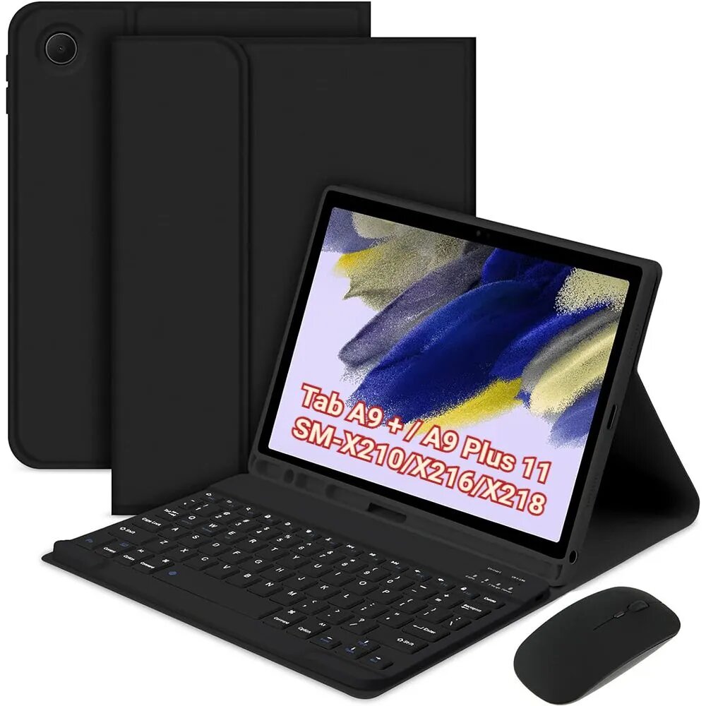 Чехол-клавиатура для Samsung Tab A9 + / A9 Plus 11(SM-X210/X216/X218) tablet , чехол со слотом для S Pen Щщ