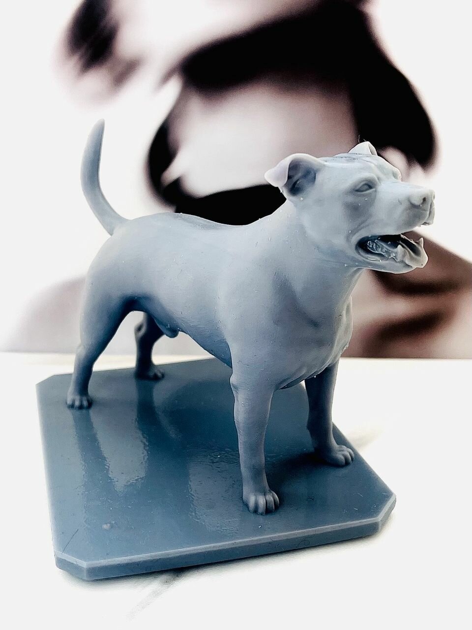 Миниатюра "Стаффордширский бультерьер" - 100 мм