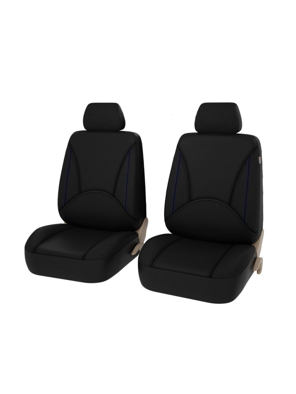 Чехлы автомобильные PSV 135986 Жаккард, Эко кожа черный 2 предметов