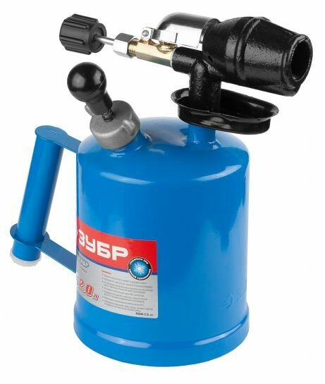 Лампа паяльная ЗУБР самотлор 2л чугун. эжектор