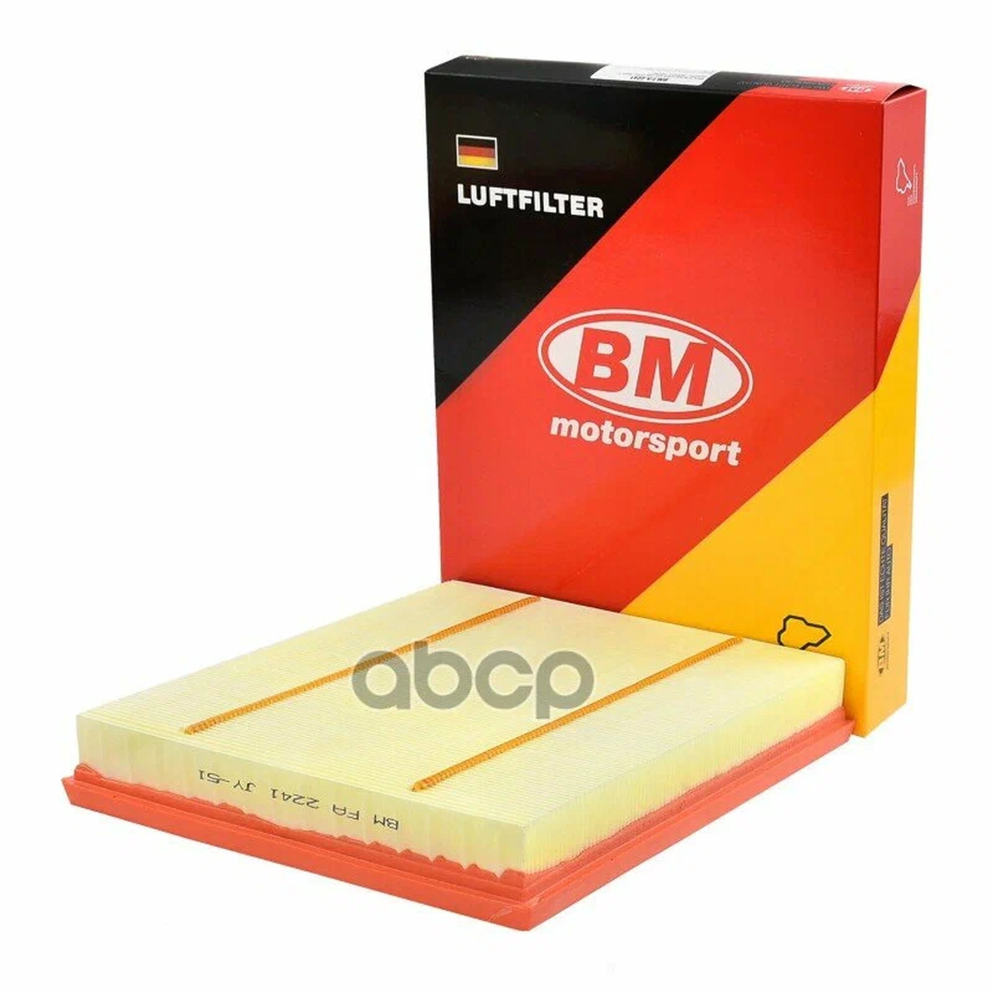 Фильтр воздушный BM Motorsport FA2241, для Opel Astra/Zafira/Chevrolet Niva