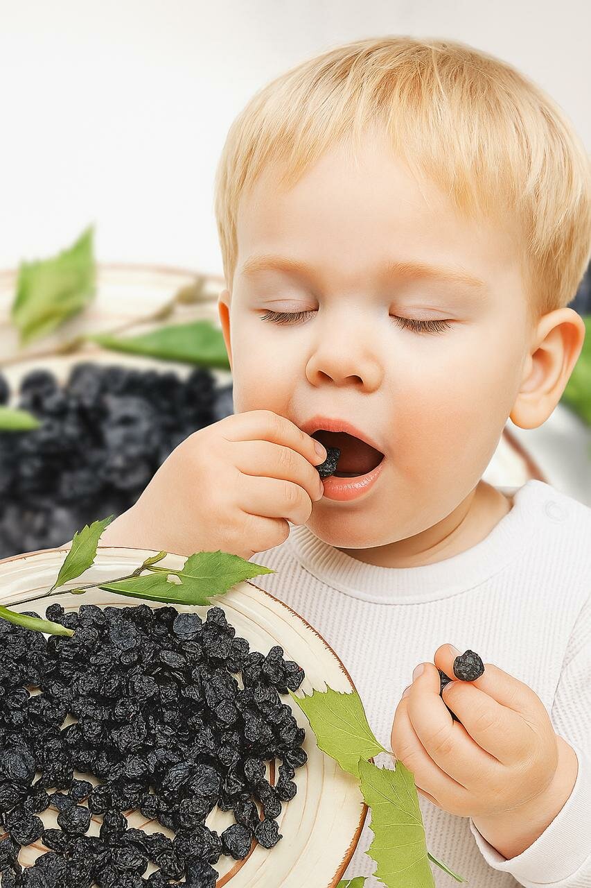 Голубика вяленая "Элитная", без сахара, 250 грамм, БакалеяПро