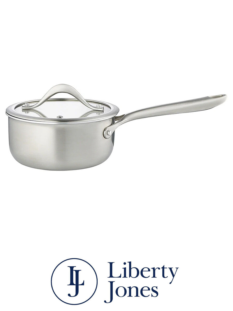 Ковш с крышкой Liberty Jones 3Ply Etalon 1,4л, нержавеющая сталь