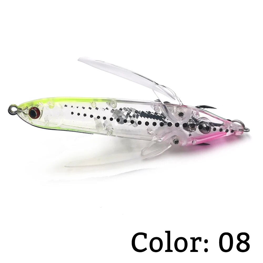 Приманка The Time Outdoor Dragonfly Topwater 80 мм 6,5 г для окуня Color 08