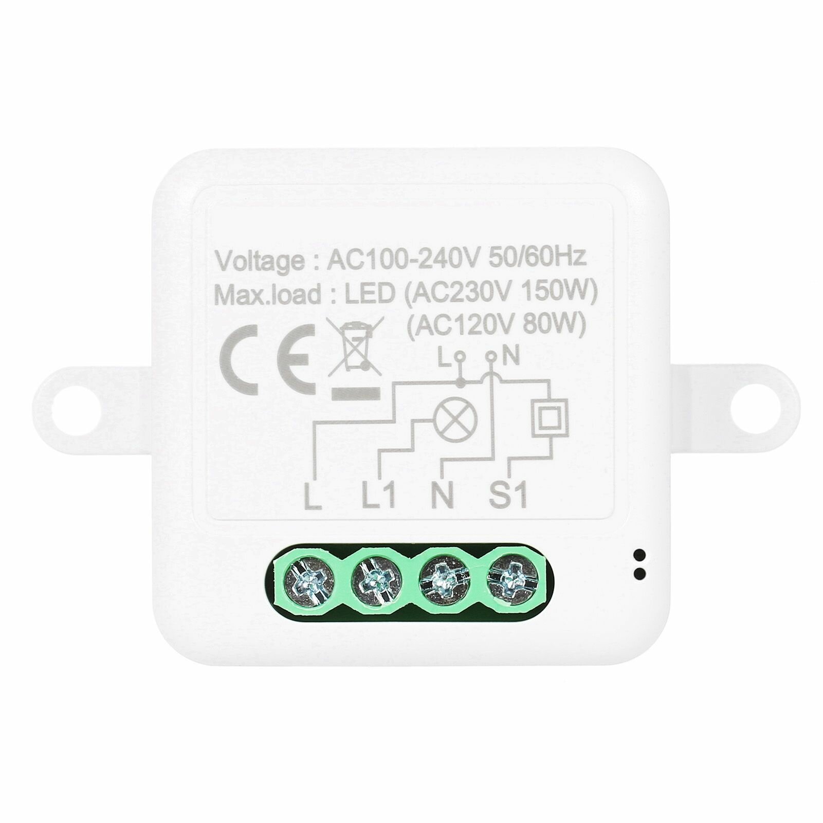 ZigBee диммер для штор с управлением через приложение, совместим с Home 1 Gang