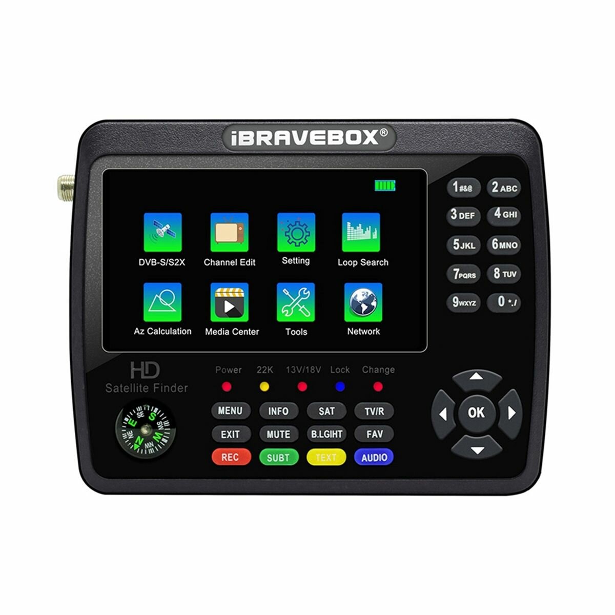 Комбинированный Спутниковый Искатель V10 Finder MAX С Вилкой США