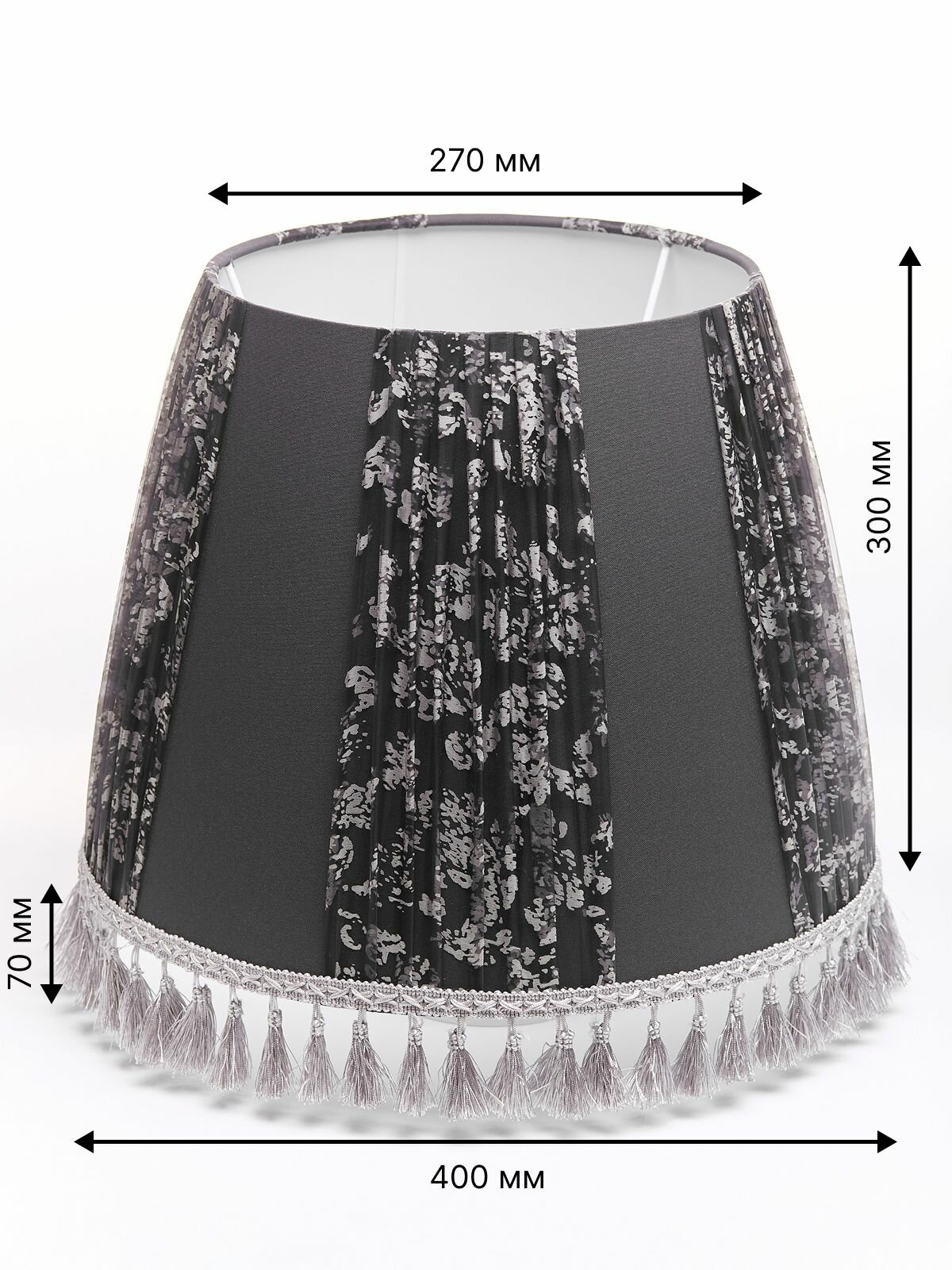 Абажур Е27 для напольного торшера, настольной лампы, ретро, фигурный/Пермский свет