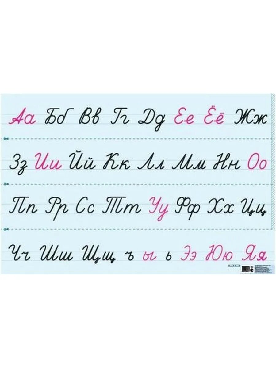 Лента букв. Наглядное пособие для начальной школы