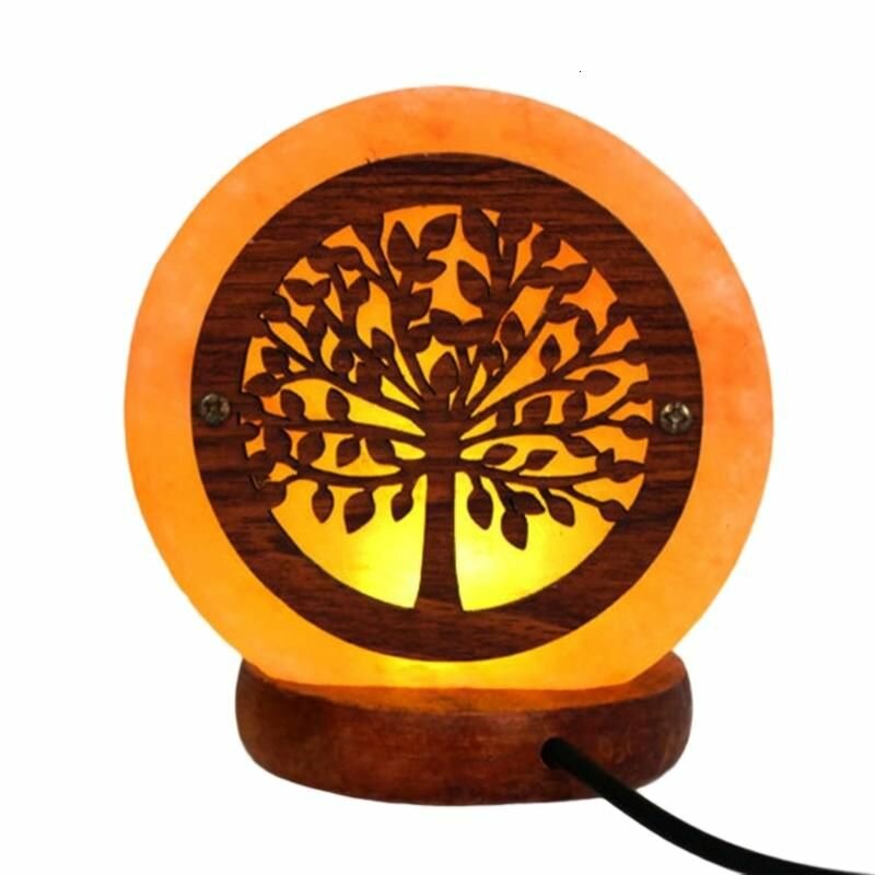 Соляная лампа с LED подсветкой