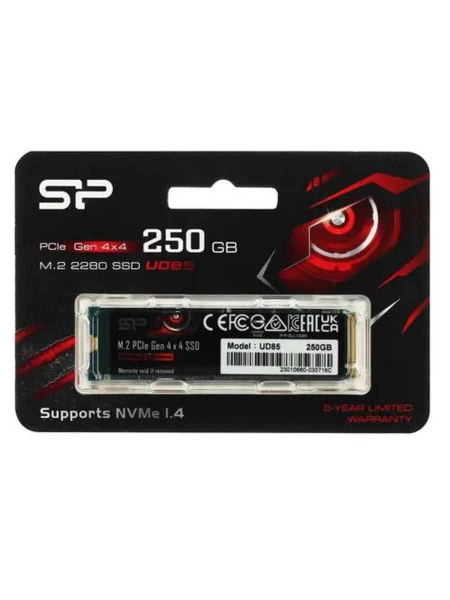 250 ГБ M.2 NVMe Ultra Density UD85 SP250GBP44UD8505 PCIe 4.0