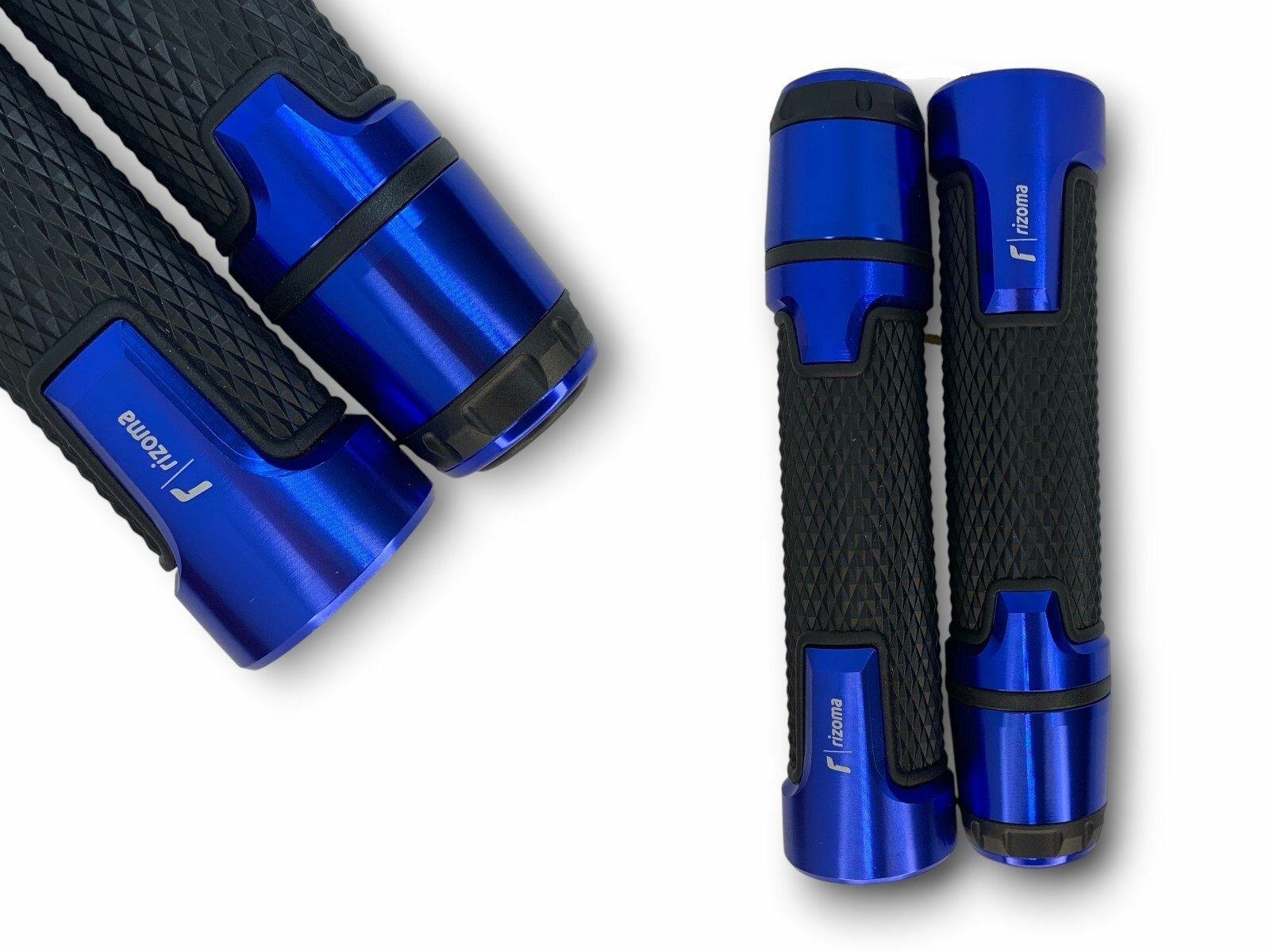 Грипсы с грузиками 22мм модель 4 Синий