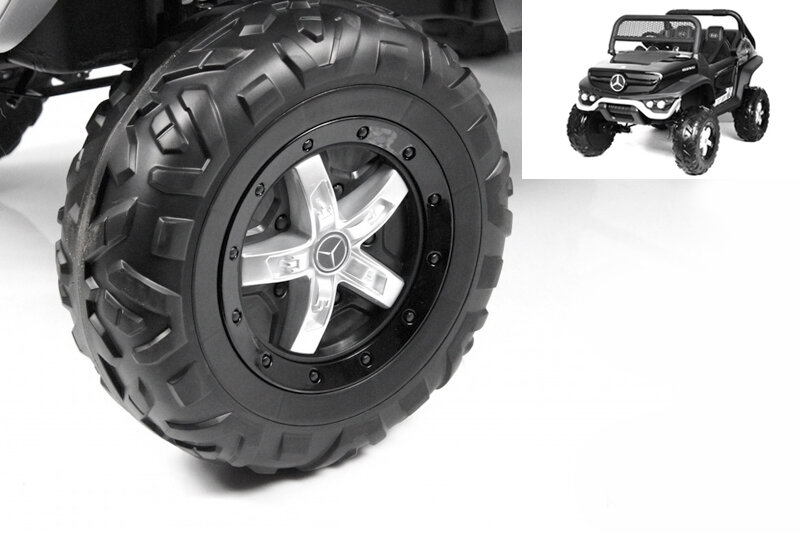 Колесо резиновое EVA 36 см для электромобиля Mercedes-Benz Unimog Concept
