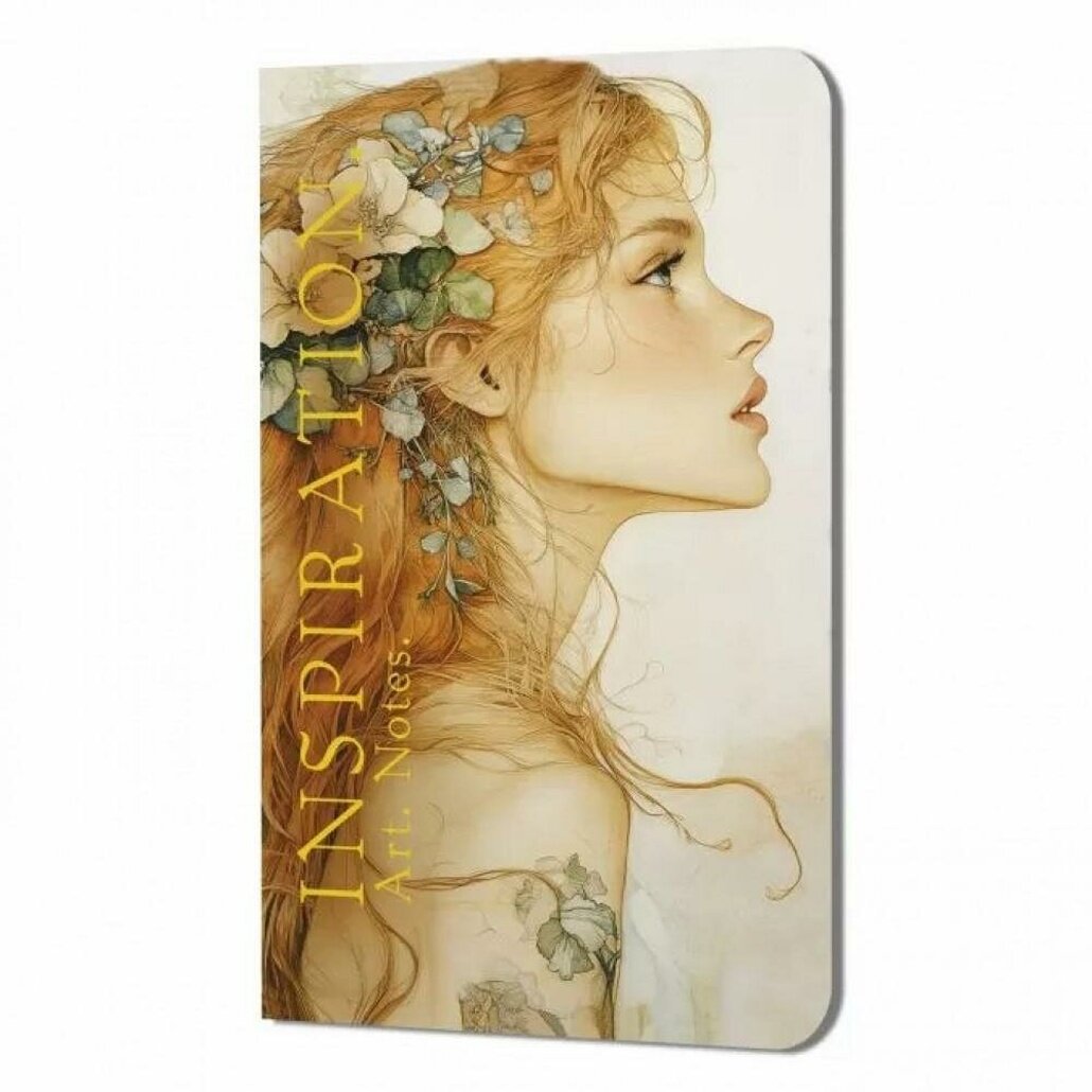 Блокнот Inspiration Art Notes 130х210мм, 32л, офсет, портрет девушки
