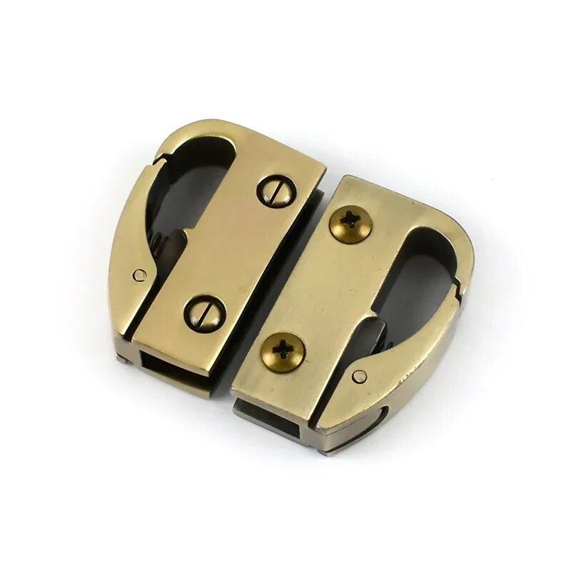 Металлические зажимы для сумок, Brass, 10шт
