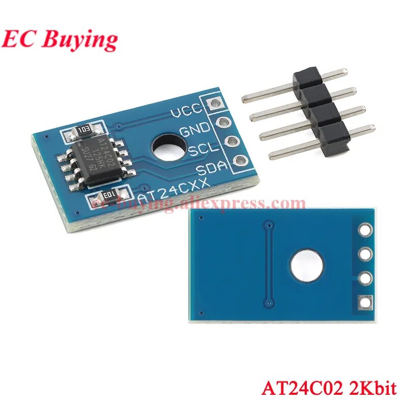 Модуль EEPROM AT24C02 2Kbit, 5шт