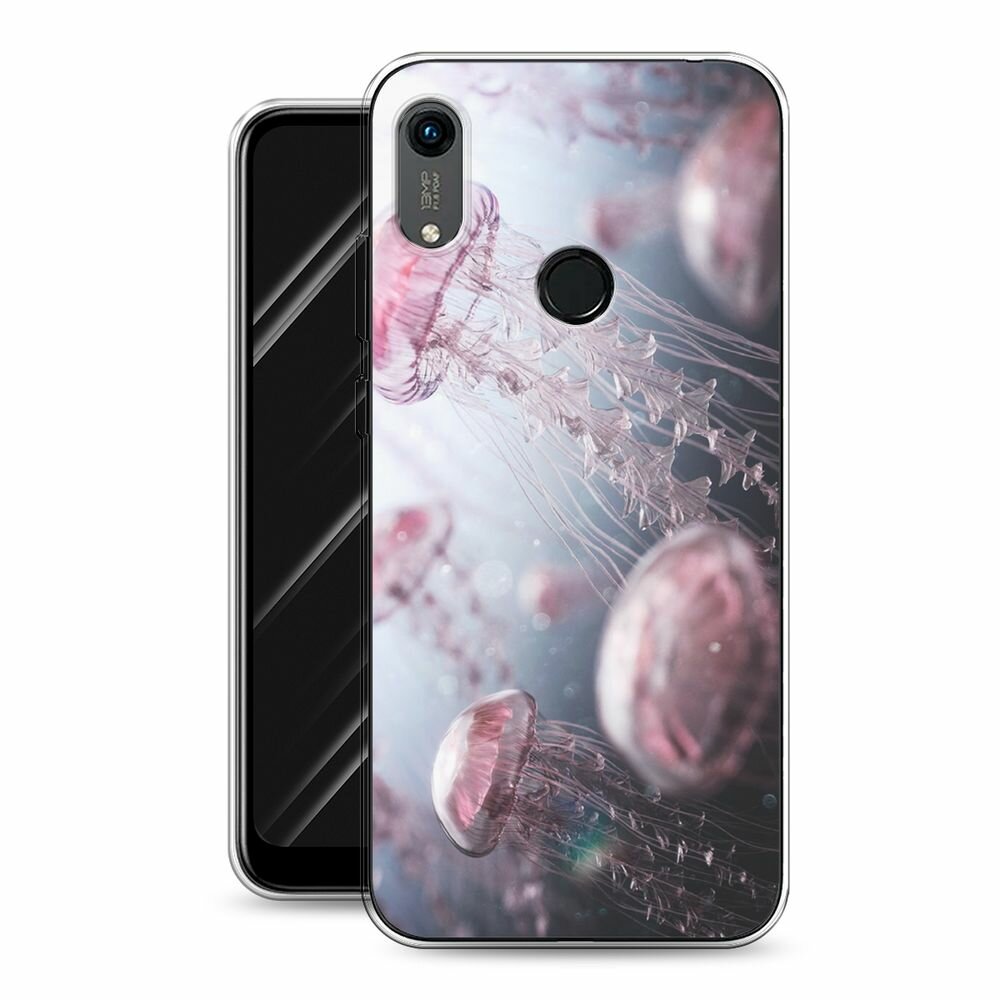 Чехол на Honor 8A/8A Pro/Huawei Y6s/Y6 2019 / Хонор 8А с принтом "Медузы" — фото 1