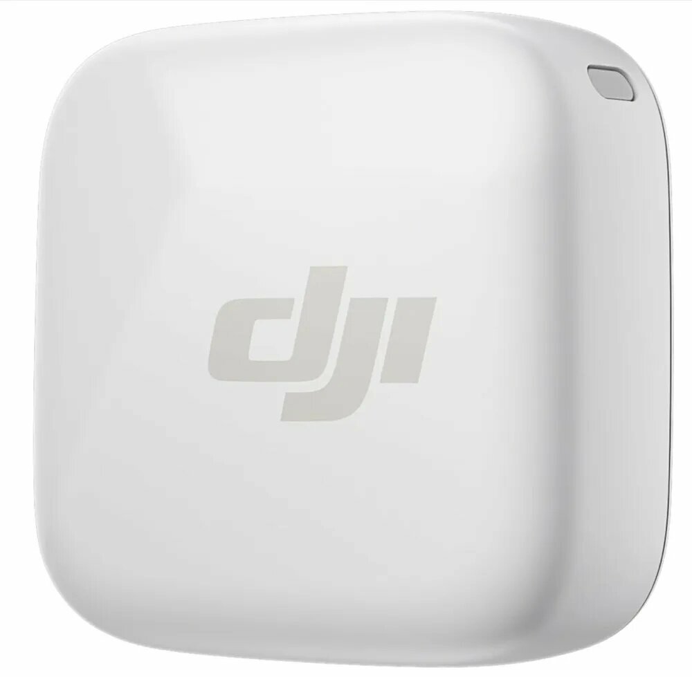 DJI Аксессуар для микрофона Передатчик DJI Mic Mini (арктический белый), сверхлегкий, с четким звуком, DJI OsmoAudio, шумоподавлением, беспроводной микрофон для камеры/iPhone/Android, видеоблог, потоковая передача, белый