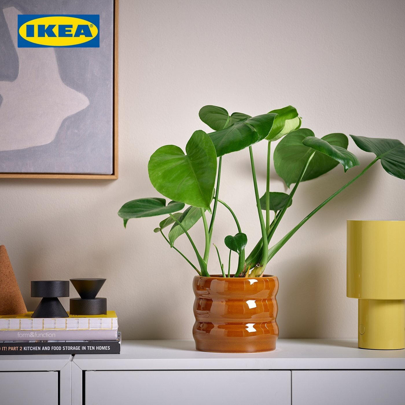 Декоративный цветочный горшок, VINTERFINT, для использования внутри и снаружи помещений, коричневый, 12 см