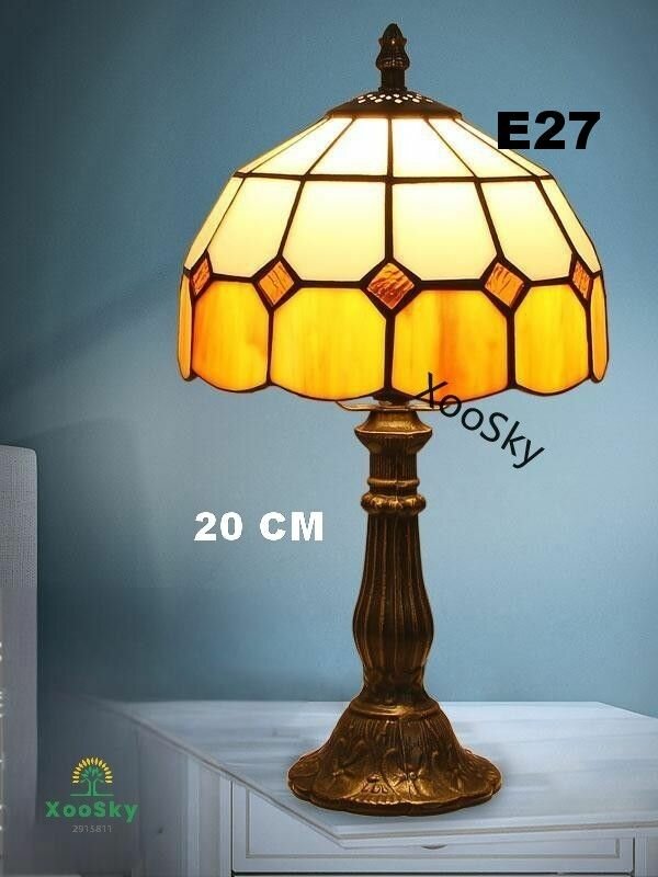 Настольная лампа Тиффани в Европейском стиле, XooSky X07S, ручная работа, для гостиной/спальни/отеля