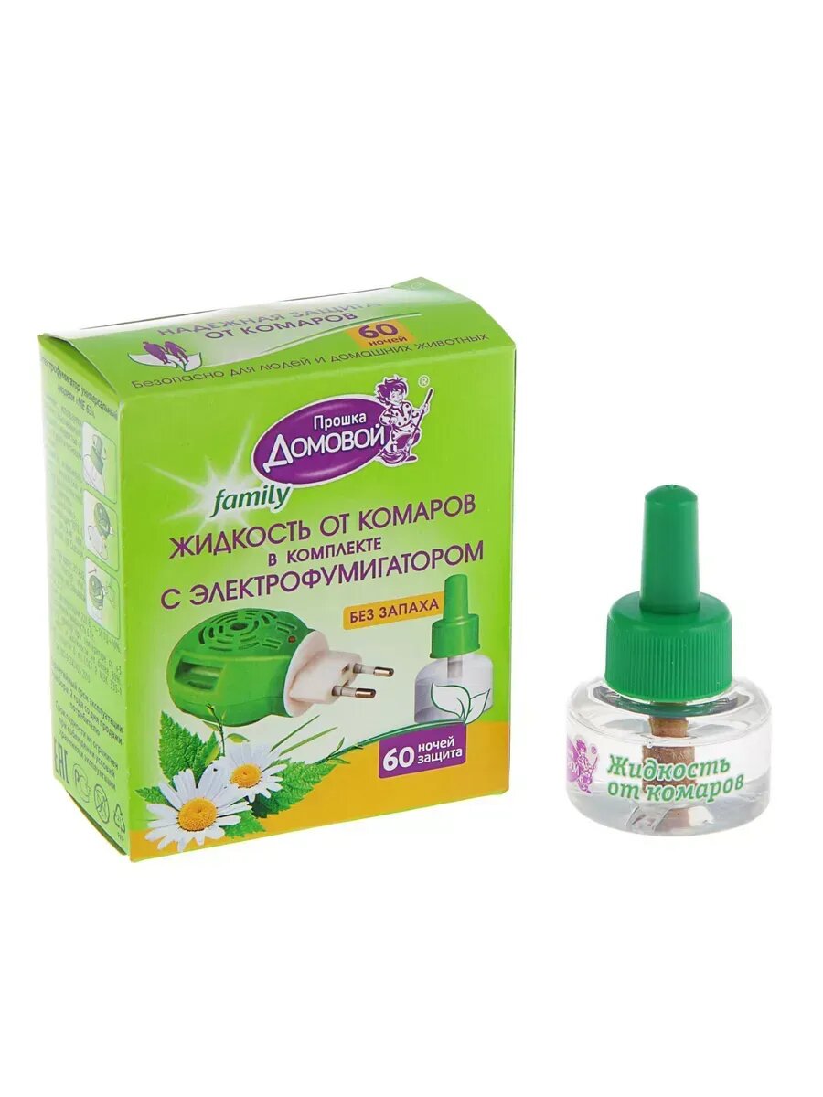 Комплект от комаров ", флакон 40 мл + фумигатор