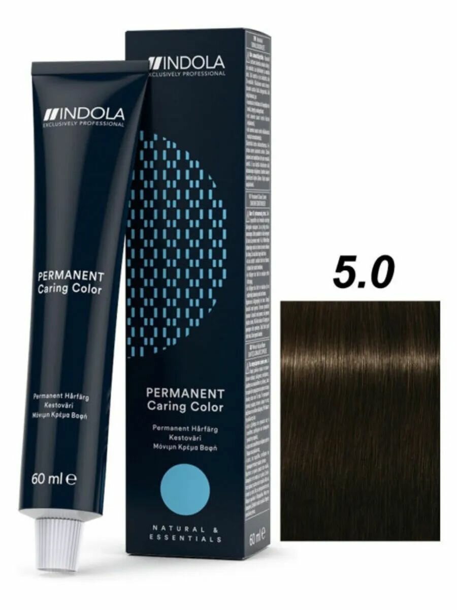 5.0 Краска для волос Indola Natural&Essentials, 60мл