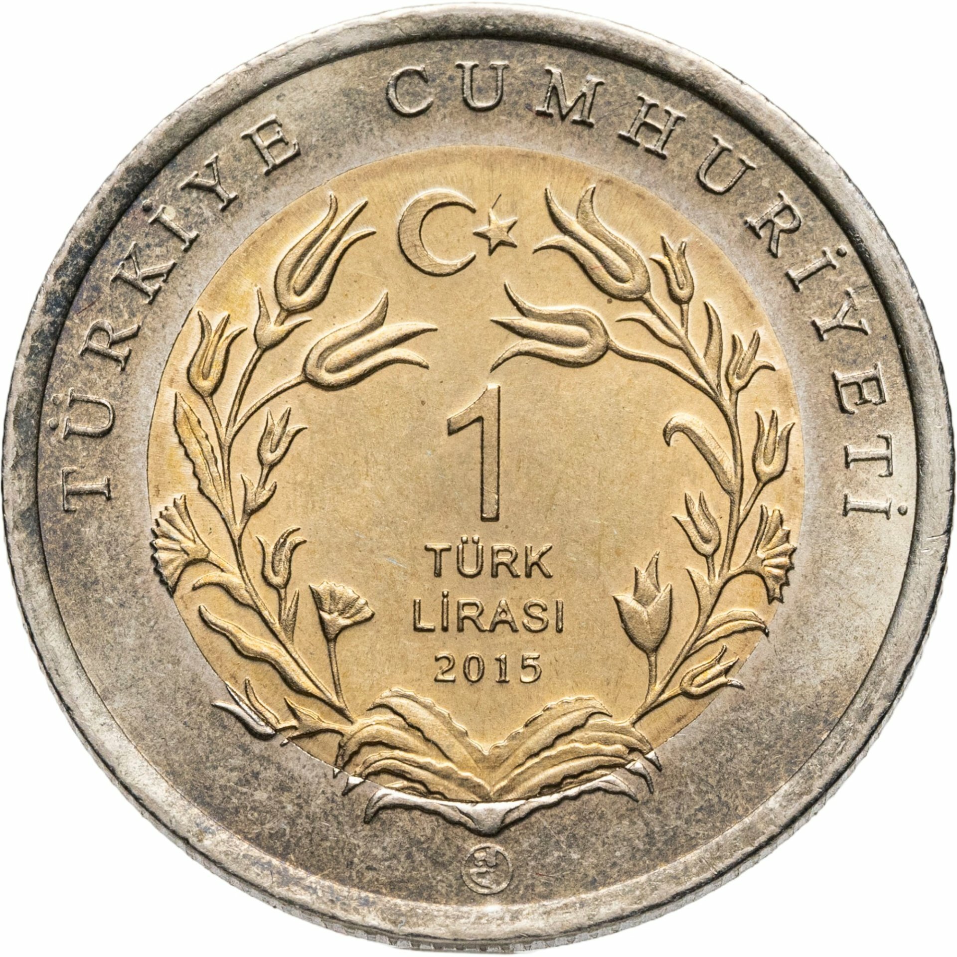 Турция 1 лира (lira) 2015 Фауна Турции - Муфлон