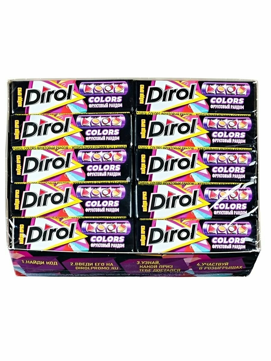 Дирол "COLORS" 30*13,6 гр.