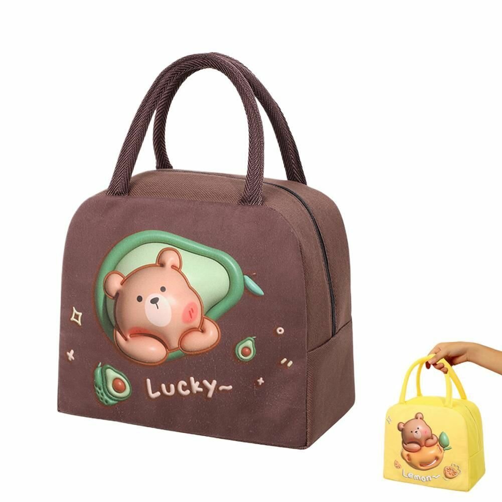 Термосумка для еды, большая и стильная из оксфордской ткани, с возможностью печати логотипа, подходит для обедов и транспортировки