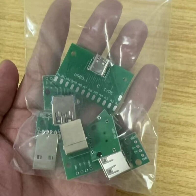 USB to MK5P patch to plug adapter board, Color: MICRO USB, Model Number: 20Pcs — фото 1