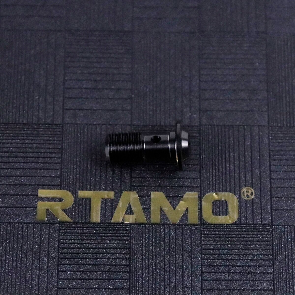 RTAMO Титановый болт банджо M10X1.0P/1.25P Black, M10X1.0P