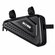 Велосумка, водонепроницаемая, двусторонняя молния, черная, 305x90x190мм