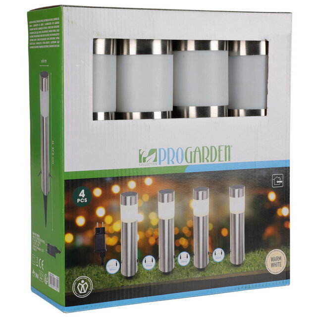 Набор садовых светильников Richwood 37 см, 4 шт, IP44, Koopman, AF5000450