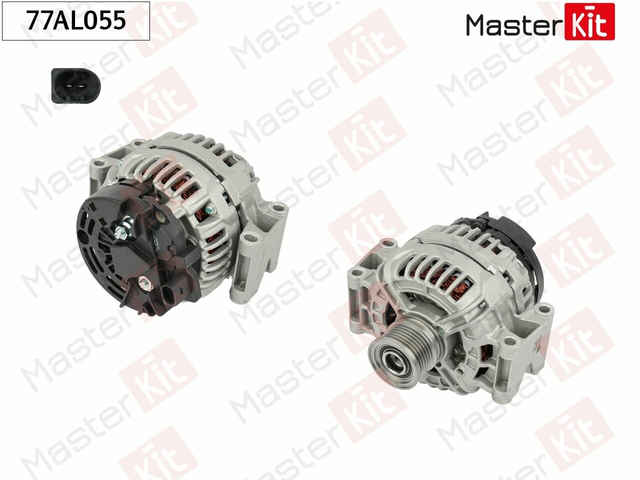 Генератор для автомобиля Mercedes-Benz Sprinter 2006-, Viano 2003-, Vito 2007- 14V/120A MasterKit арт. 77AL055