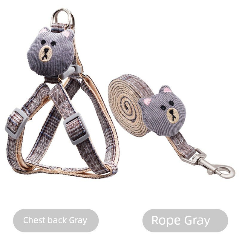 Поводок для кошек, поводок для собак, ошейник для тедди, ошейник для корги, поводок для выгула собак, поводок для
