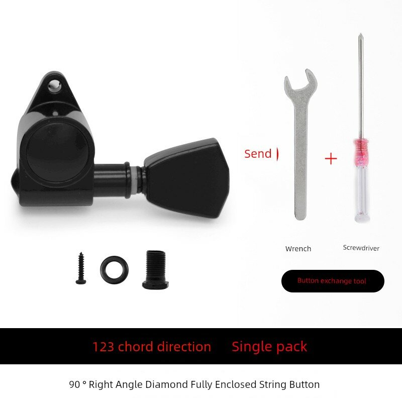 Гитарный тюнер Yamaha, 90-градусный гитарный тюнер, тюнер с полностью закрытой ручкой, универсальная металлическая