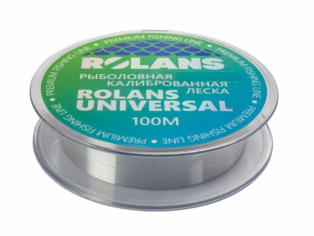 Леска ROLANS Universal 100 метров (ROL-NY-UN-100-0.12 (100 м 0,12мм) )