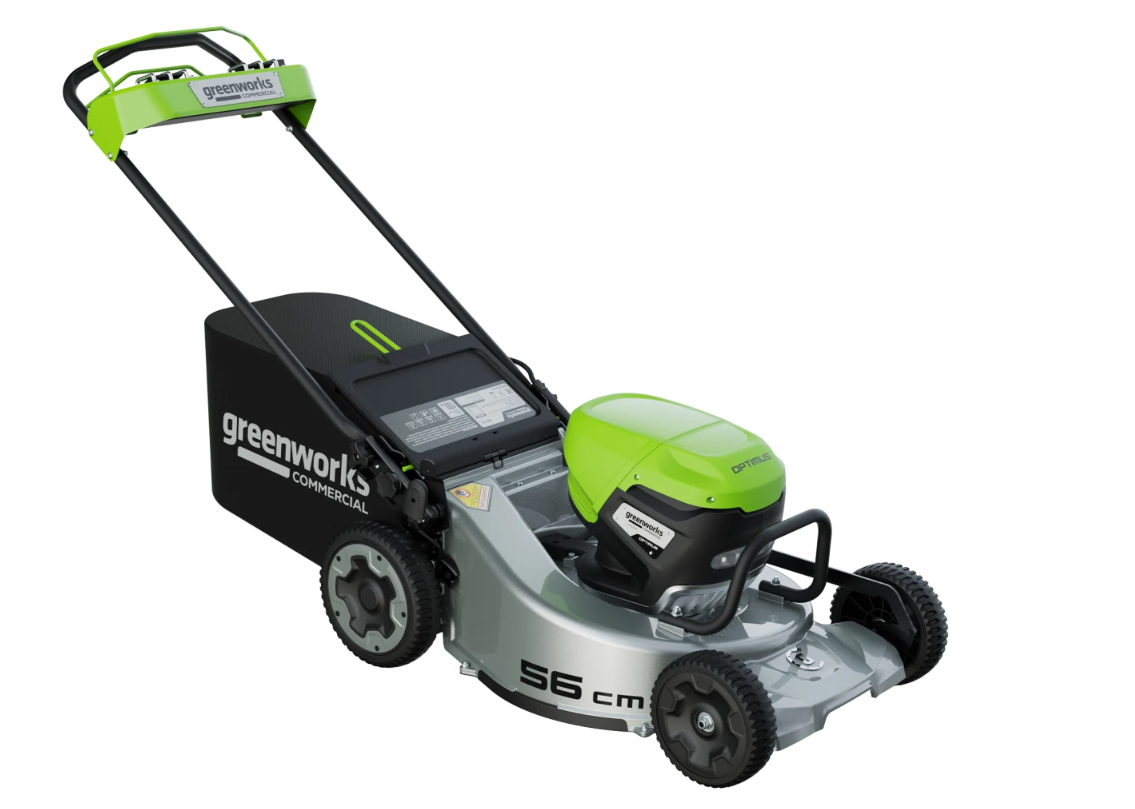Газонокосилка аккумуляторная самоходная Greenworks LM221S 82 В 56 см без АКБ и З/У