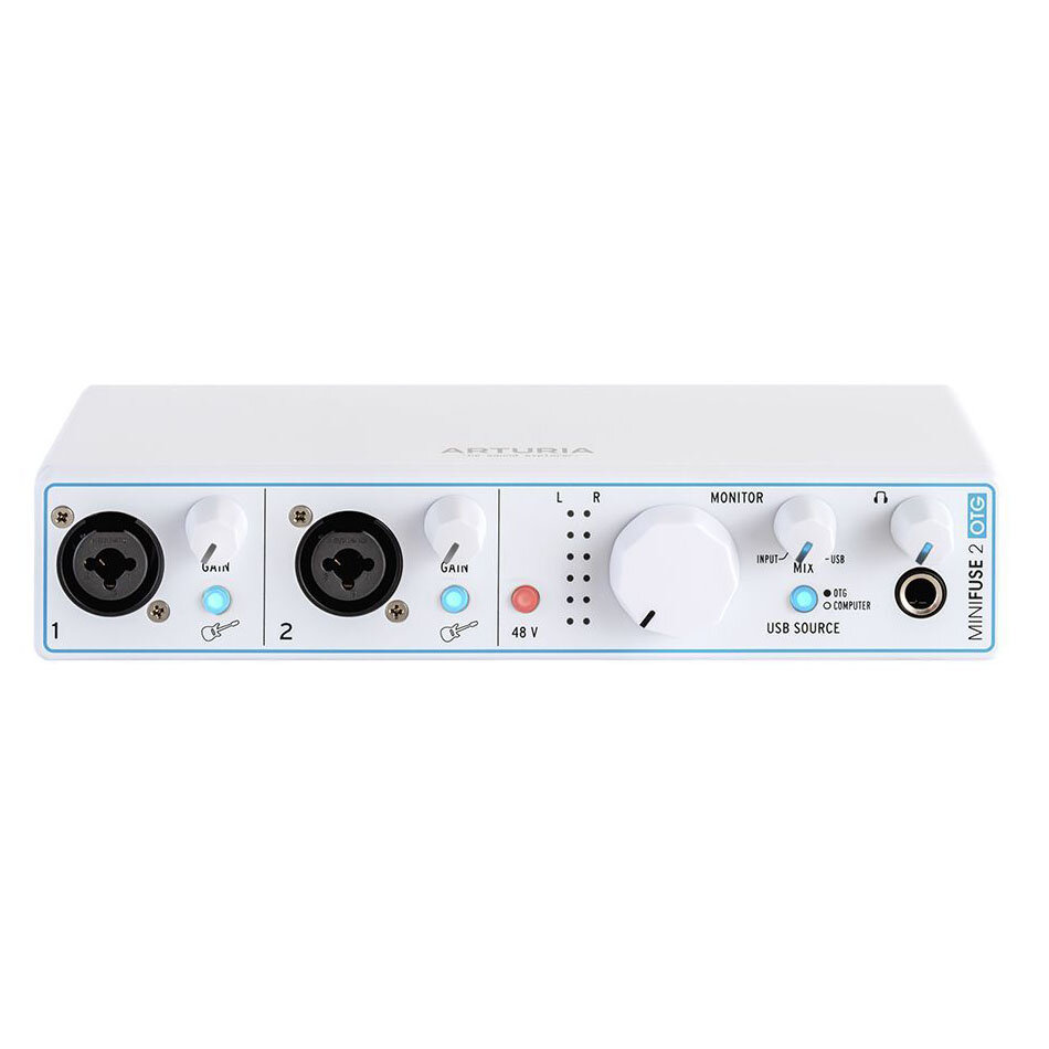 Звуковая карта Arturia MiniFuse 2 White OTG Audio Interface