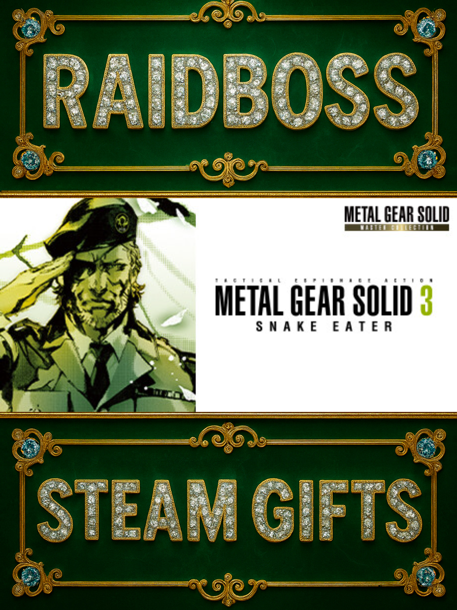 METAL GEAR SOLID 3: Snake Eater - Master Collection Version NA&EU — купить Steam Gift PC | подарок | Китай | автовыдача