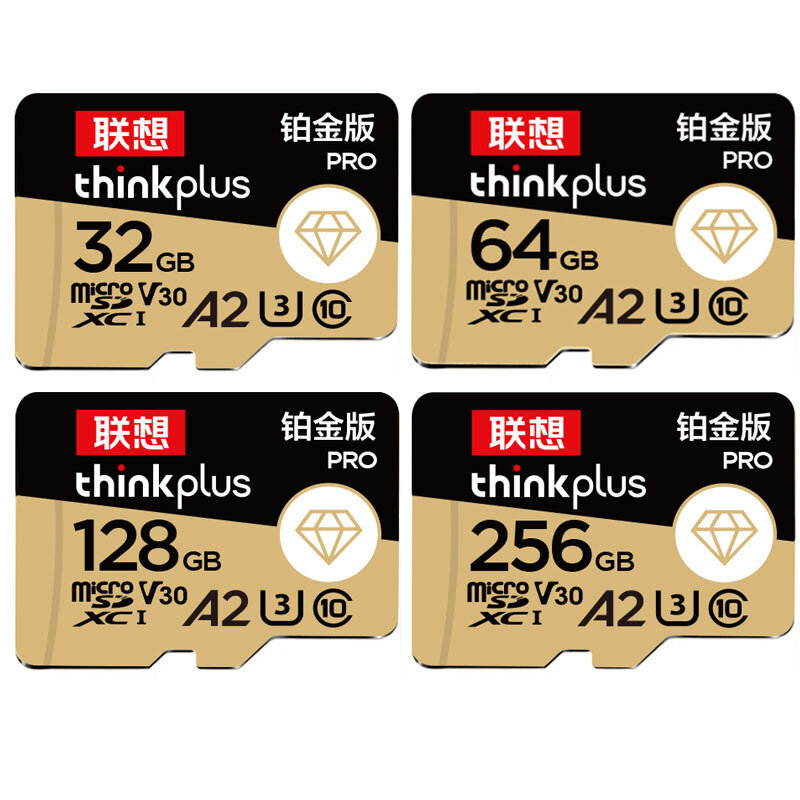 Карта памяти Lenovo 256GB, карта памяти для видеорегистратора V30, карта для камер наблюдения, SD-карта 4K высокоскоростная U3