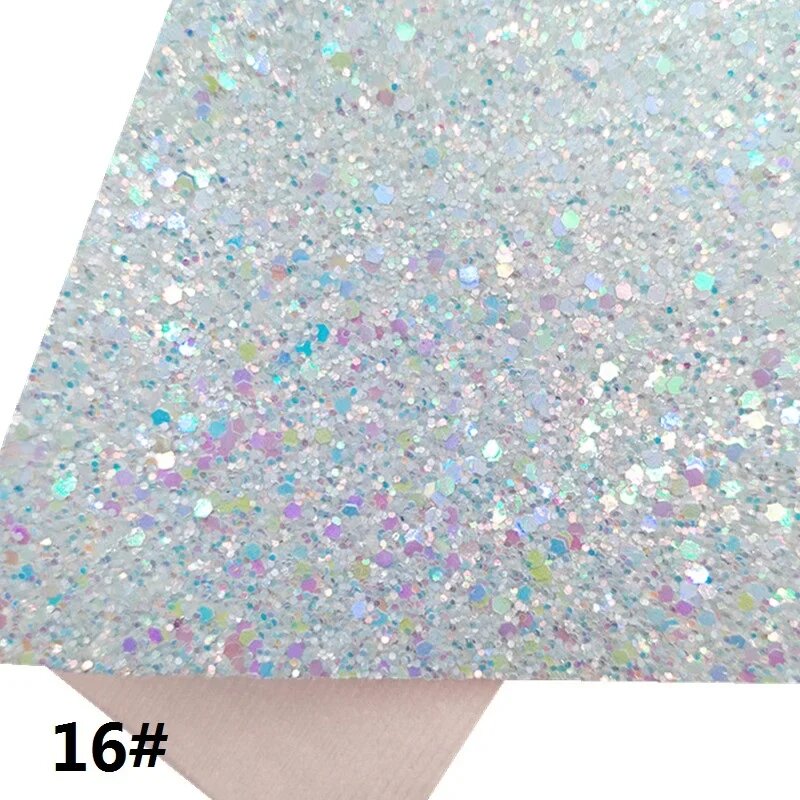 Синтетический кожаный блестящий материал для бантов HQ209 16-21x29cm