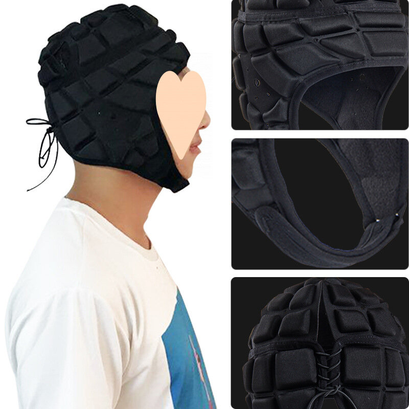 Антиударная шляпа для взрослых, шлем, футбольная кепка, защита головы вратаря, хоккей, бейсбол, роликовые коньки, антиударная голова DS