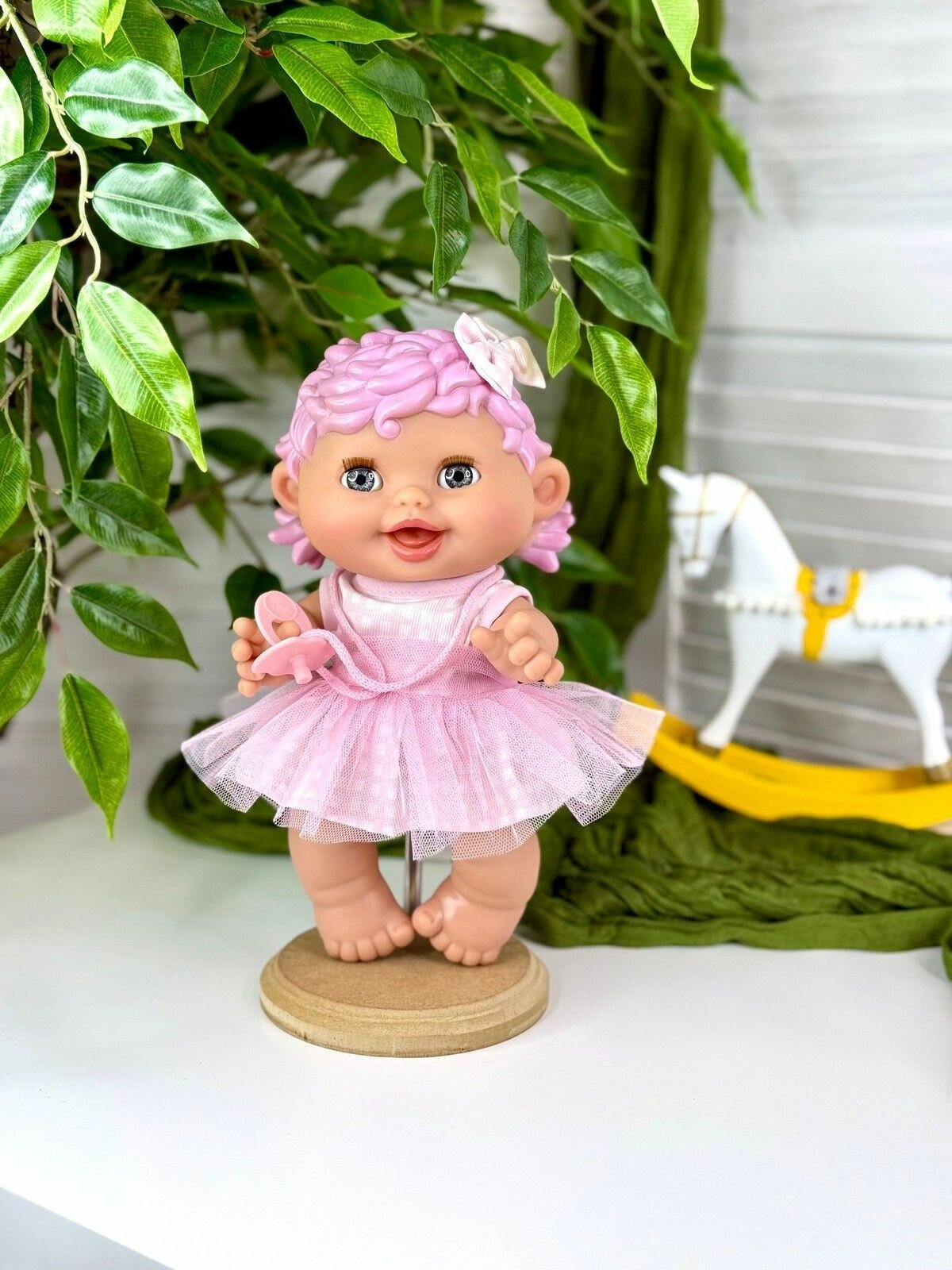 Кукла пупс для девочки 26 см Пепоте с закрывающими глазками (N0300A6)