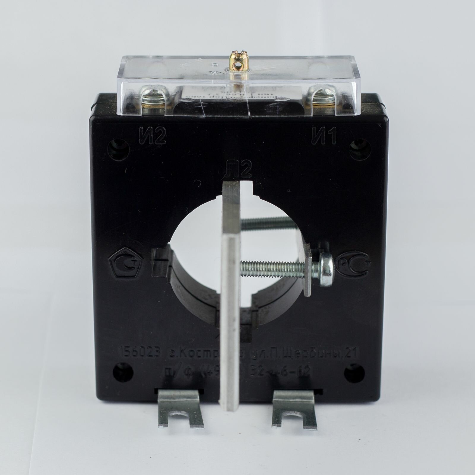 Трансформатор тока Костромское ФГУ ИК-1 мощностью 5 В-А, с Вторичным током 5 А, с монтажной шиной