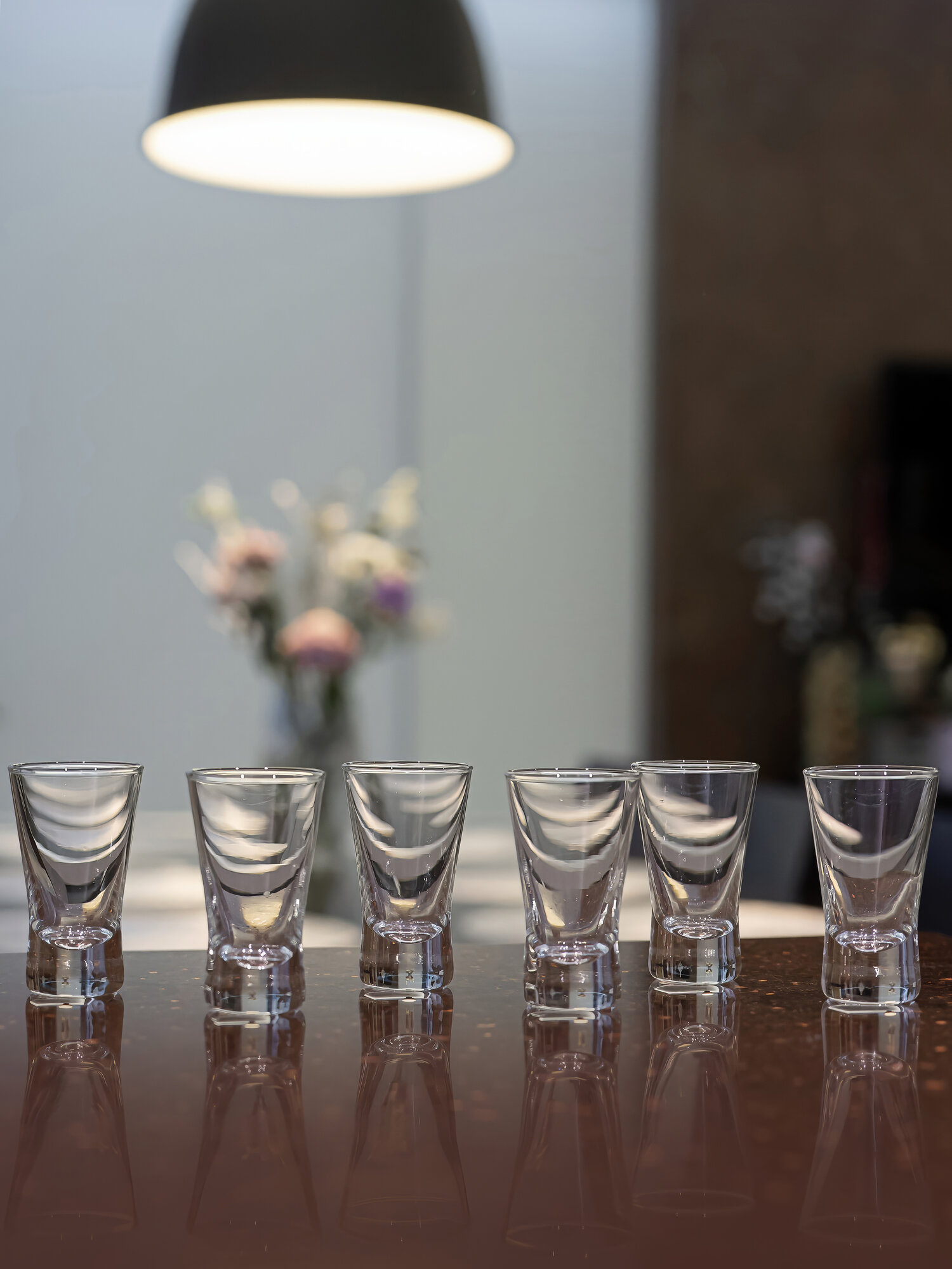 Стеклянный стопки для водки и других крепких алкогольных напитков 30 мл, набор 6 шт, Неман 8887/30гр