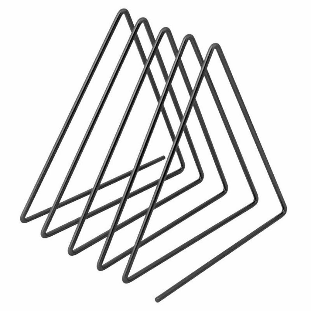 Стенд для книг треугольной формы, Черный