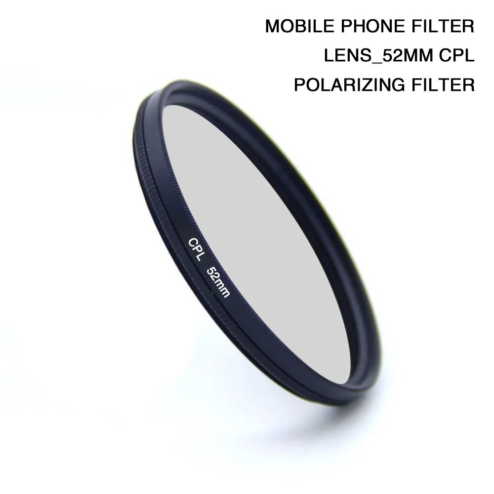 Поляризационный фильтр для телефона Lens 52mm CPL