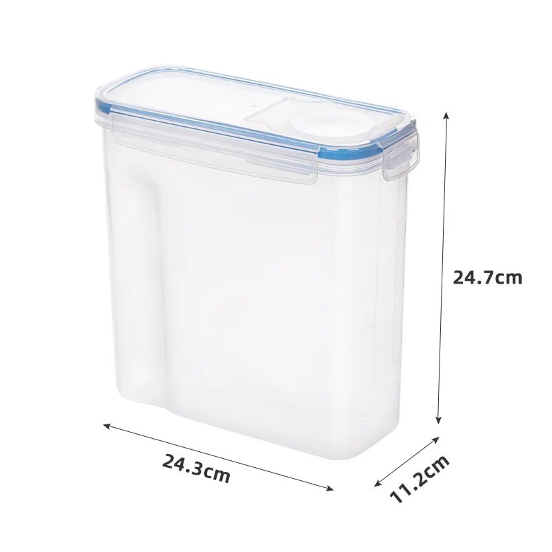 Контейнер для хранения продуктов FUYAOZHISHANG, 4 л, Blue-1pcs