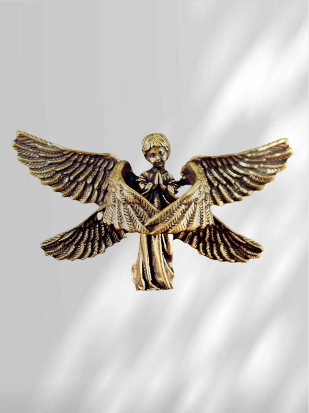 Шестикрылый ангел, брелок из латуни, - 1